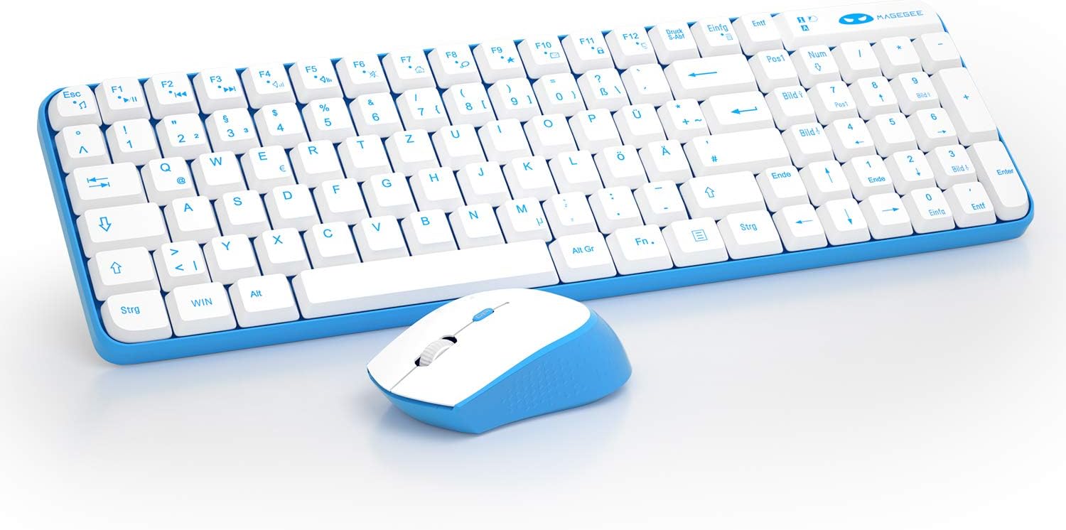 Anivia {DE Layout} Wireless Keyboard Mouse Set V610 2.4 GHz Keyboard ...