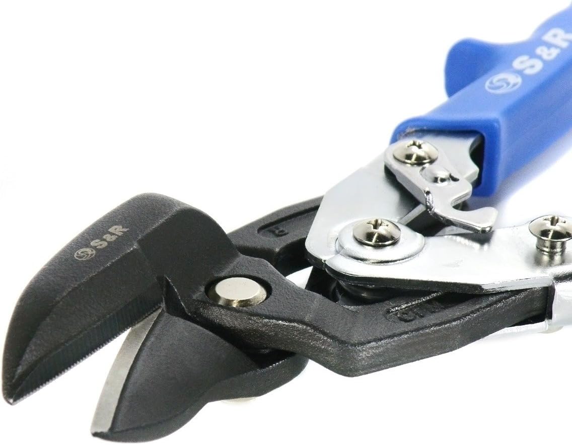 S&R Tin Snips Ideal-Series 260 mm, Strong and Agile, for Metal Sheets ...