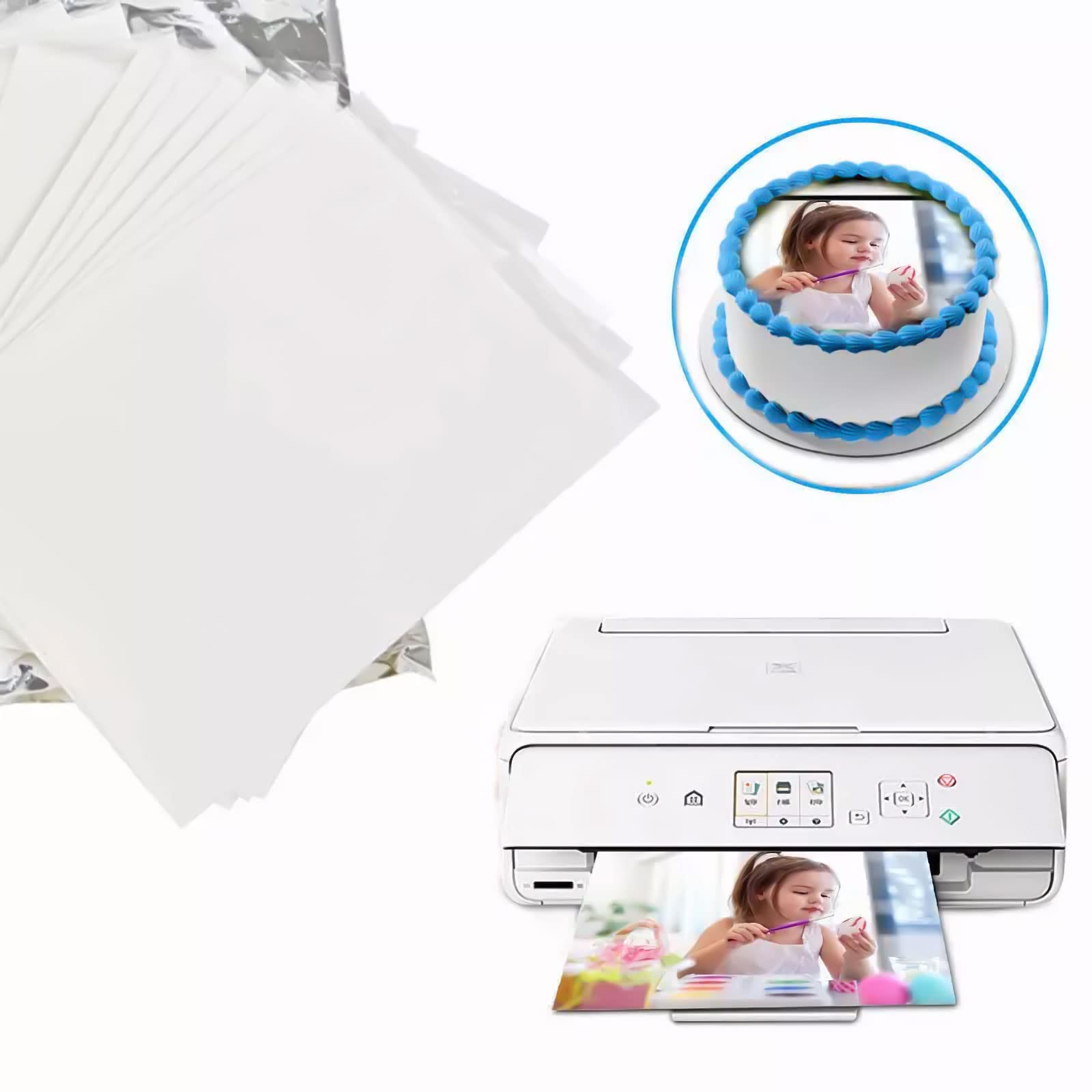 Mua 25 pcs Edible Paper 11.7" x 8.3" A4 Frosting Sheets Icing Sheets ...