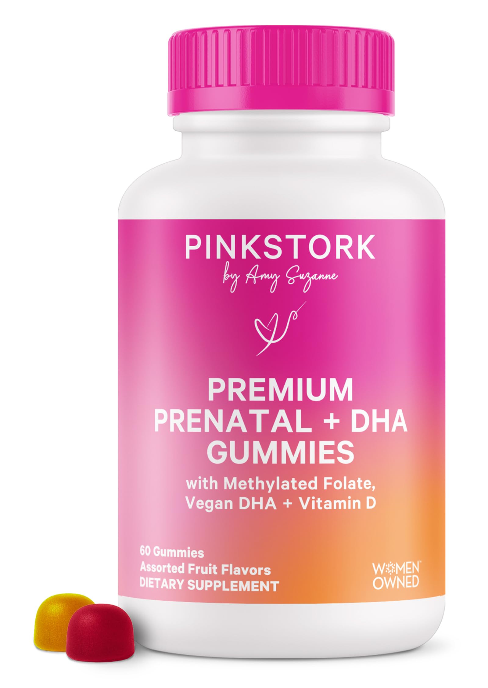 Mua Pink Stork Premium Prenatal Gummy Vitamins with DHA, Folate, and ...