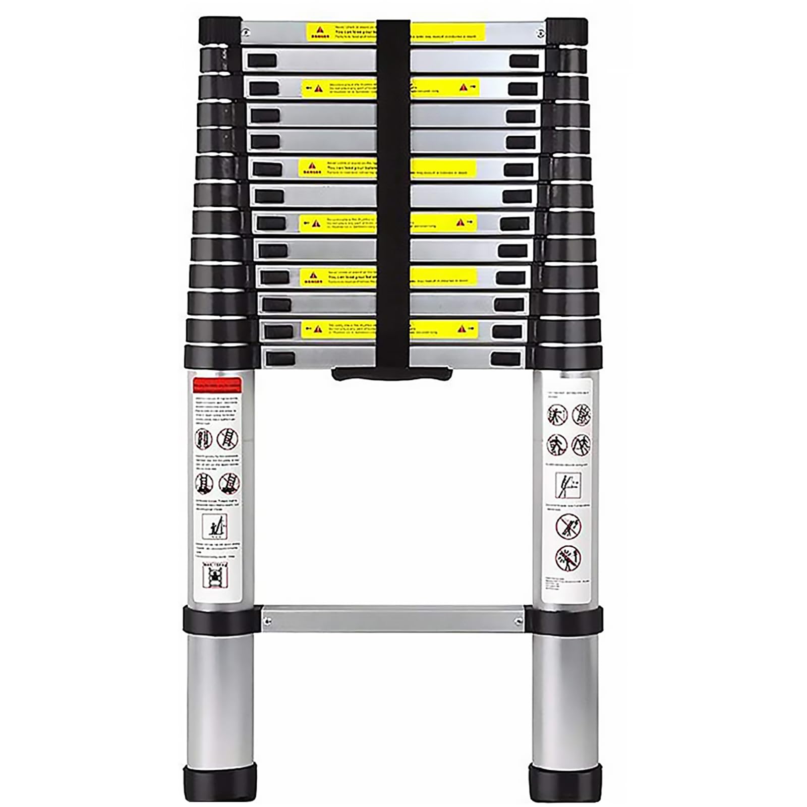 ARCHOM Telescoping Ladder 16 FT - Aluminum Telescopic Ladder with Non ...