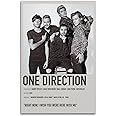 Amazon.com: YOSHAN One Direction Poster Vintage Music Poster Art Decor ...