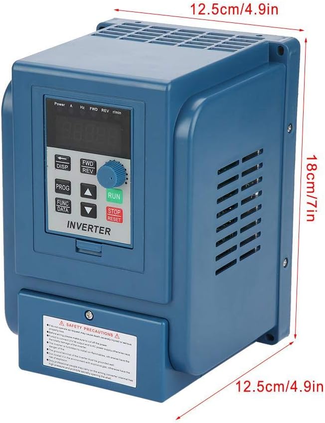 Frequency Inverter, PWM Frequency Controller AC380V 4A VFD Speed ...