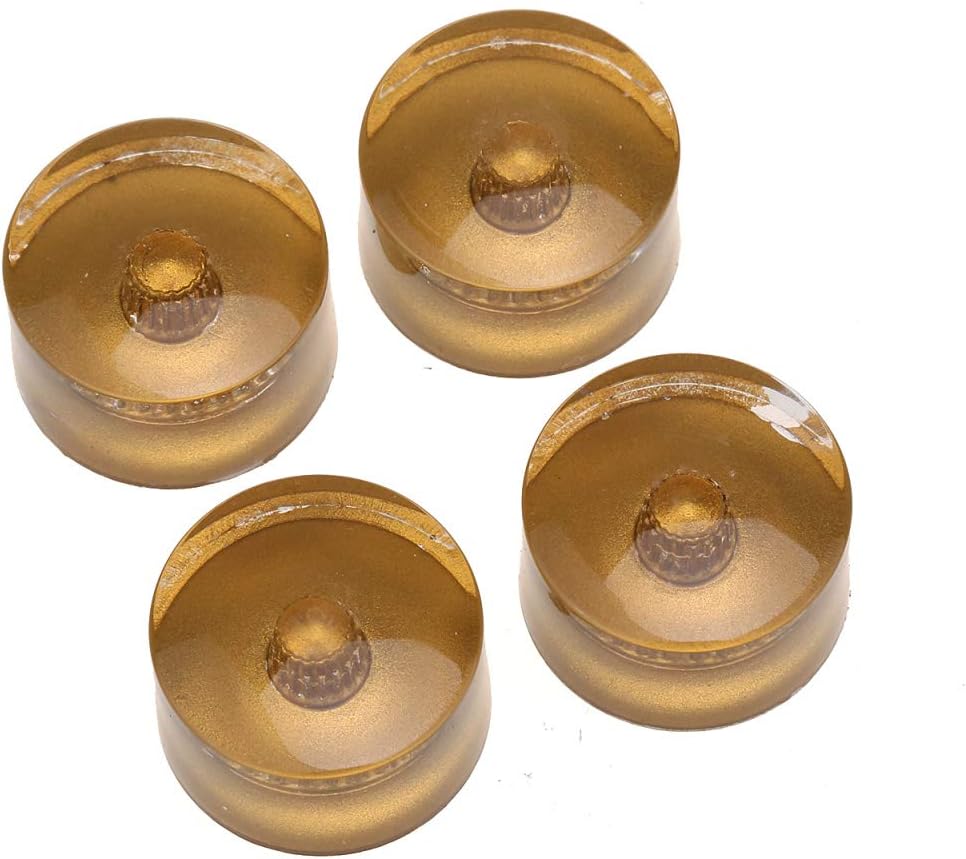 Musiclily Pro Metric Size 18 Splines Guitar Speed Knobs for Gretsch Streamliner Style, Gold (Set ...