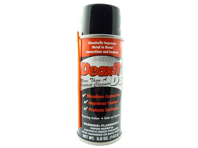 Amazon.com: Caig DeOxit D5 Contact Cleaner Spray (142g): Musical ...