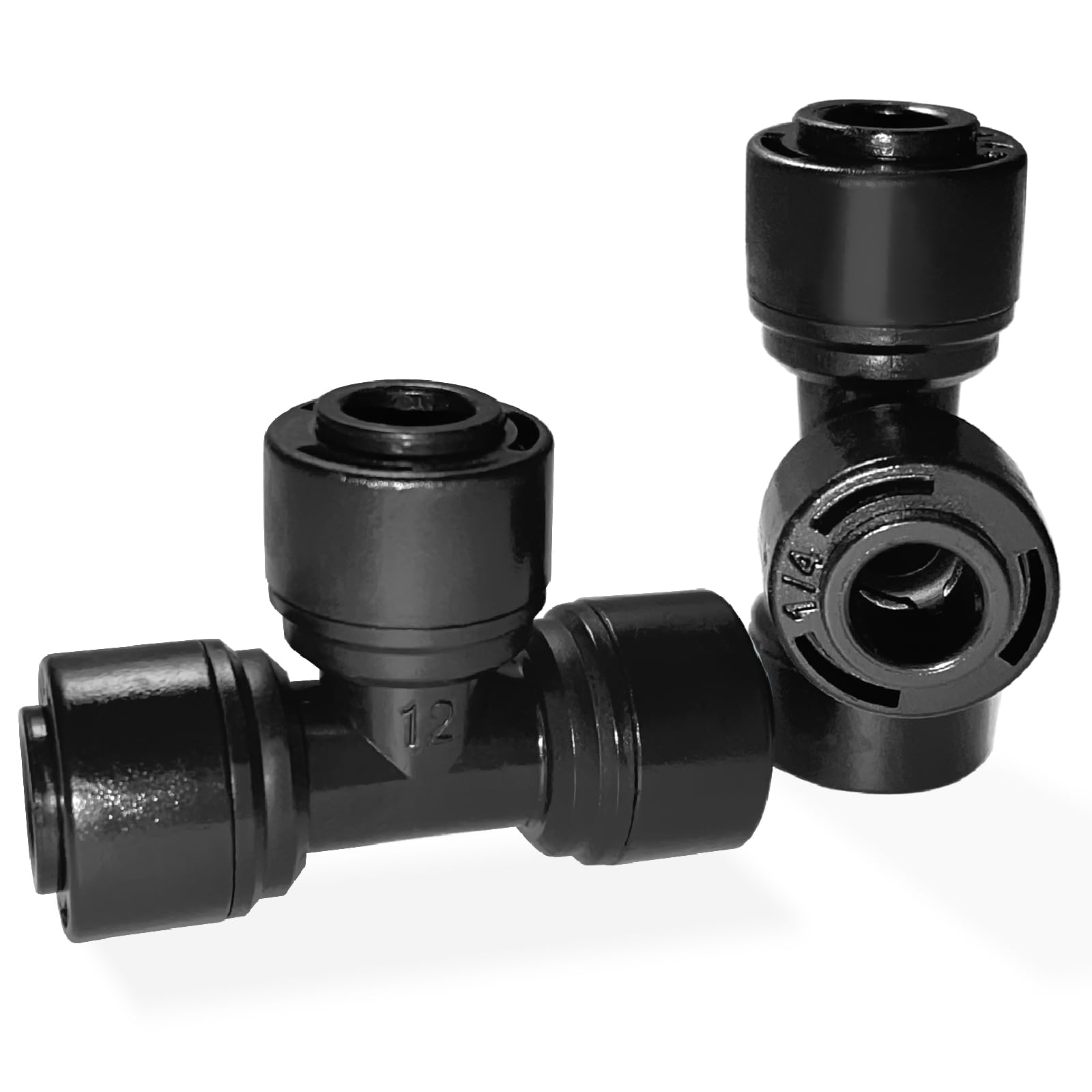 30 Pack Quick Connect 1/4" Drip Irrigation Tee Connectors, Universal ...