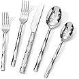 Amazon.com | KINGSTONE Silverware Set, Luxury 40 Piece Flatware Set for 8, 18/10 Stainless Steel ...