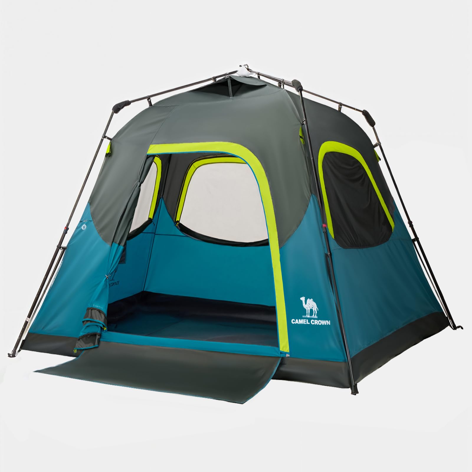 CAMEL CROWN Instant Tents for Camping 4-6 Person Tent Waterproof Easy ...