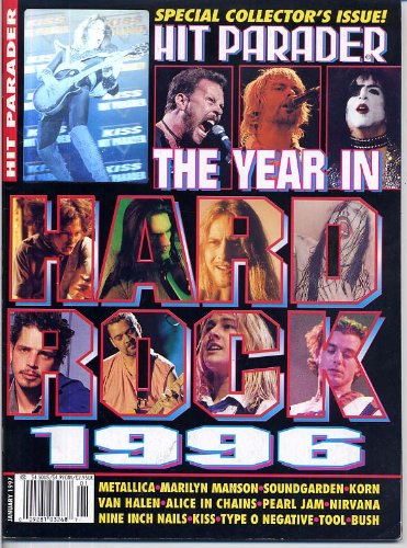 Buy Hit Parader Magazine THE YEAR IN HARD ROCK 1996 Kiss TYPE O ...