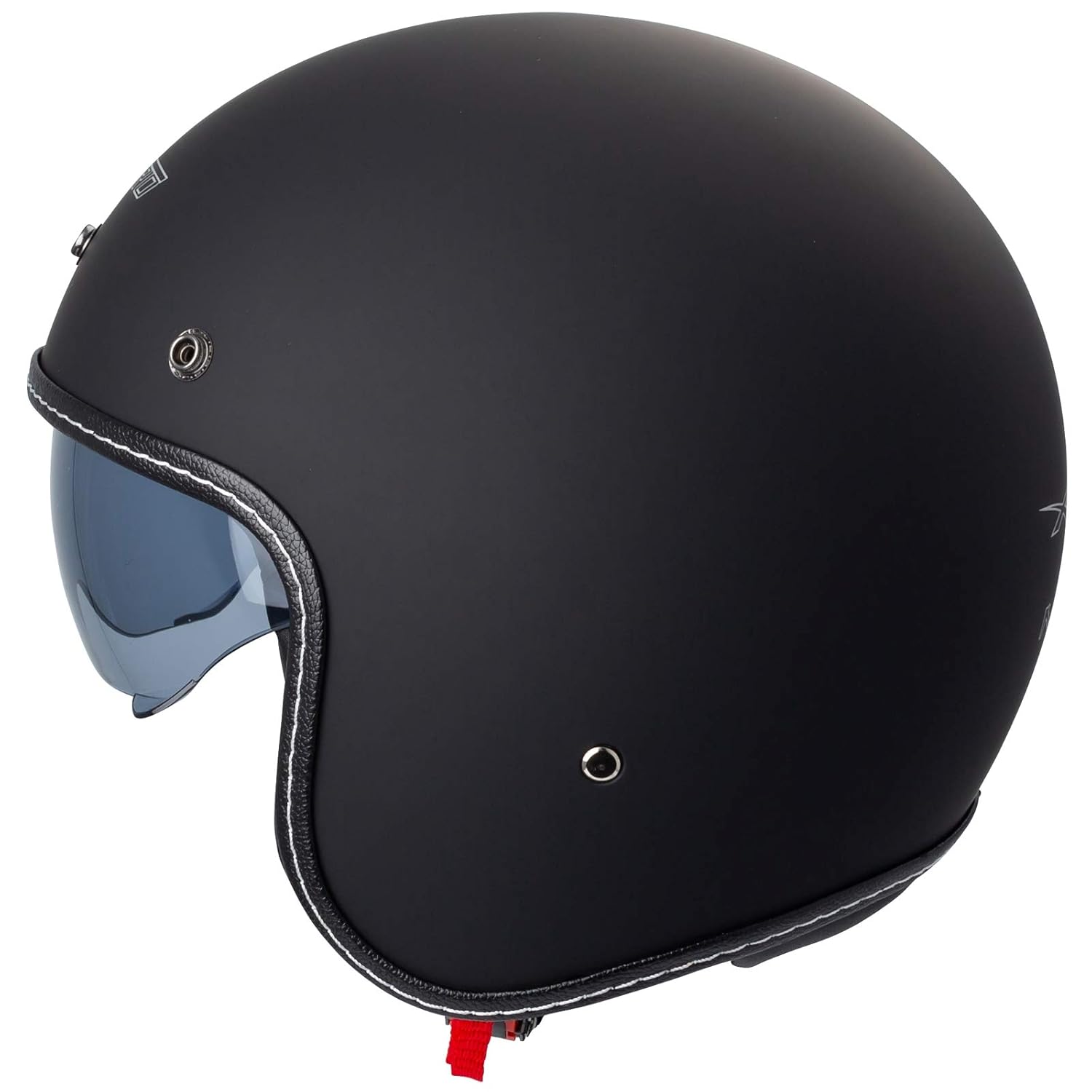 Moto, accessori e componenti Casco Moto Jet Cafe Racer Omologato ECE 22 ...