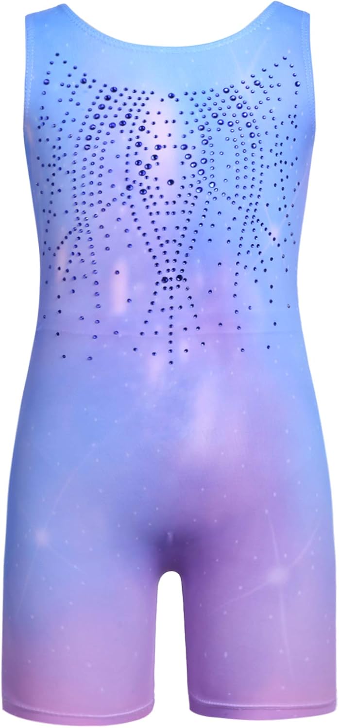 trudge Mädchen Turnanzug Gymnastikanzug Ärmellos Kinder Ballett Trikot ...