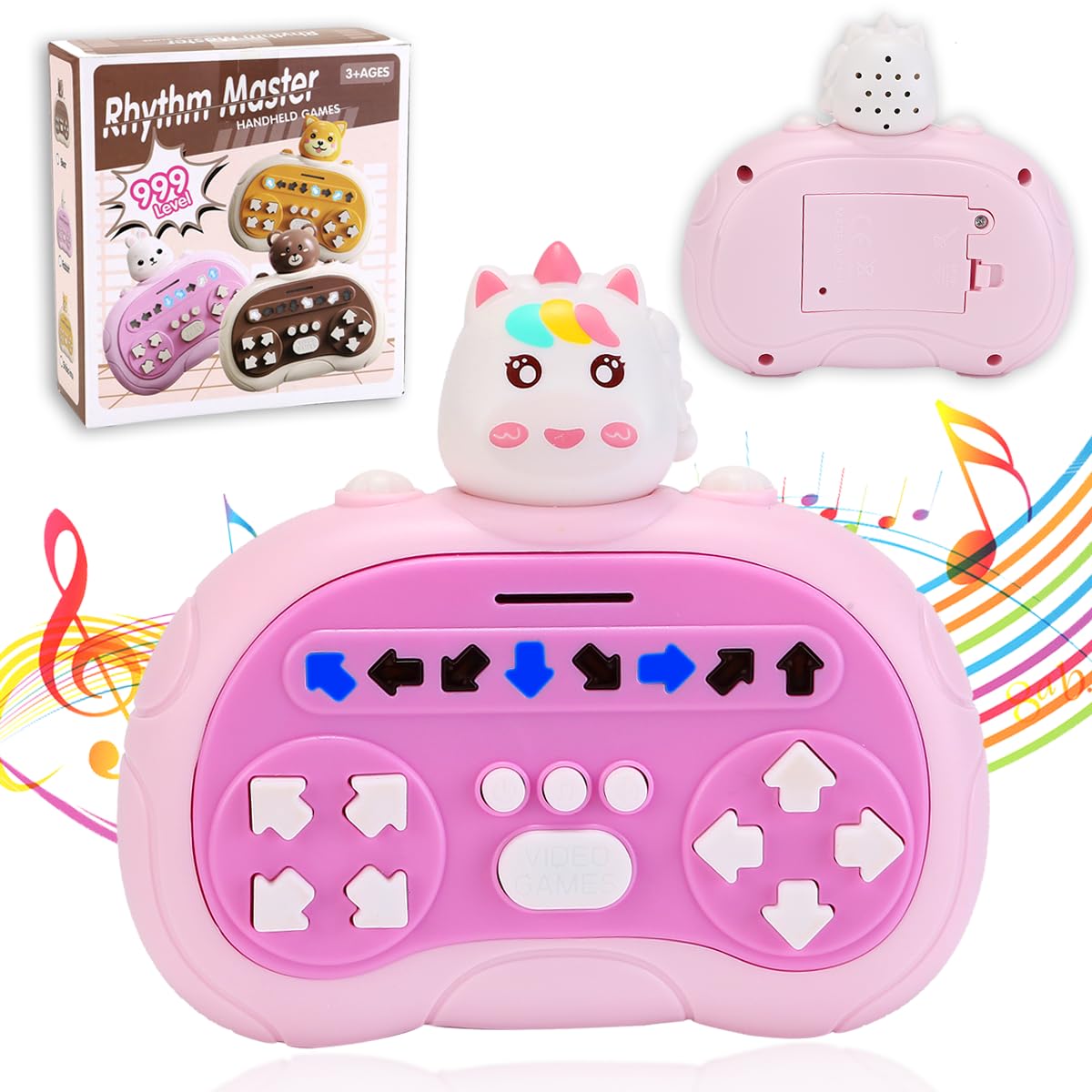 Rhythm Master Speed Push Educational Game Console, Children's Cartoon Level-Breaking Game ...