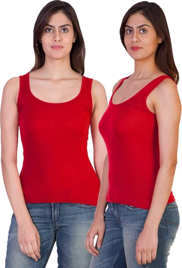 Buy K J Inner Camisole/Tank Top/Spaghetti/Sports wear Cotton Inner wear ...