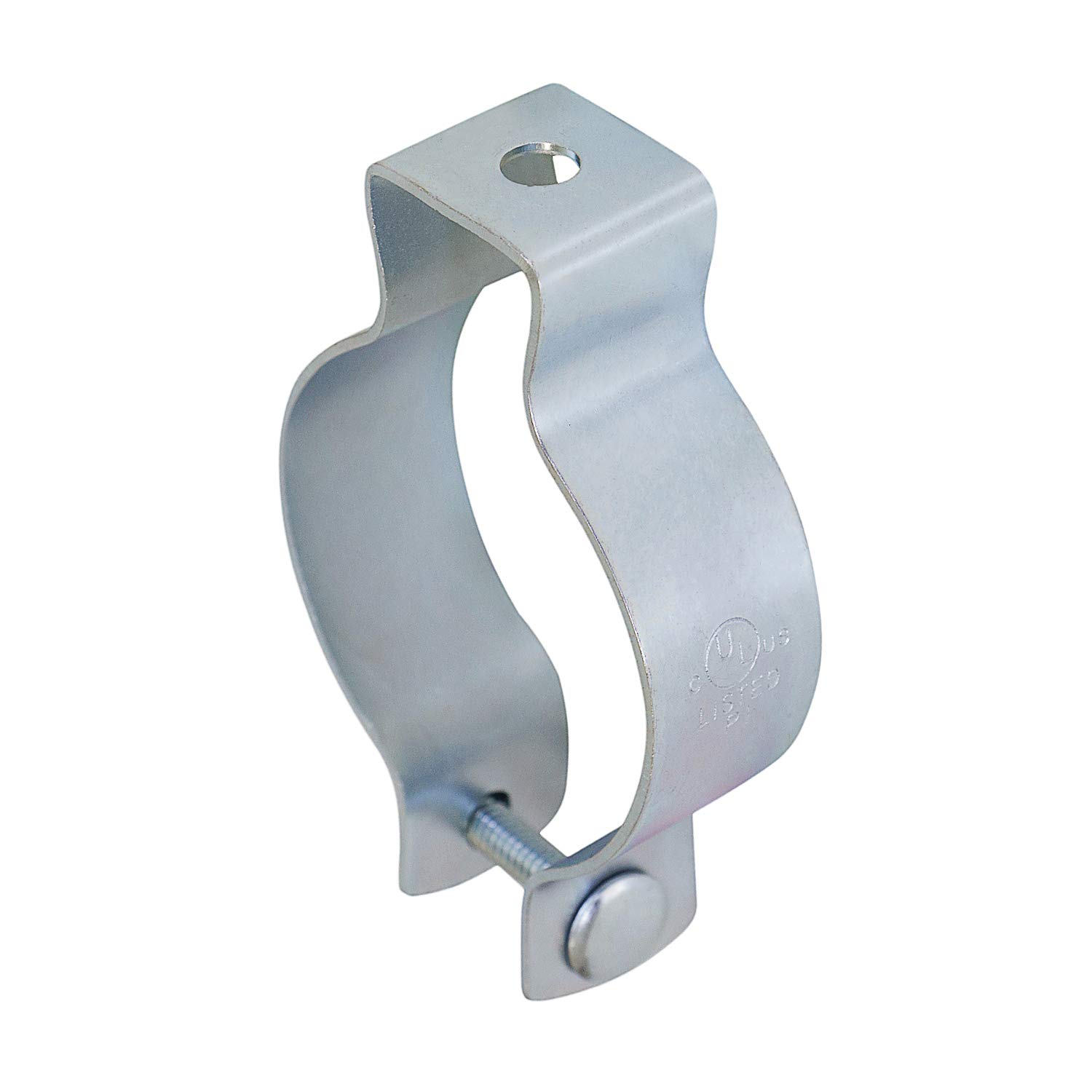 Highcraft DI-HF04 Rigid Conduit Clamp with Nut and Bolt 4'' Zinc Plated ...