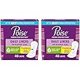 Amazon.com: Poise Daily Incontinence Panty Liners, 2 Drop Very Light ...