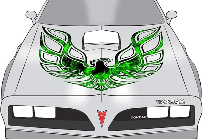 Amazon.com: Car-Gear Universal Firebird Hood Graphics Kit 3M Vinyl ...