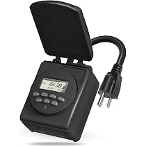 Programmable Outdoor Timer 6 Plug