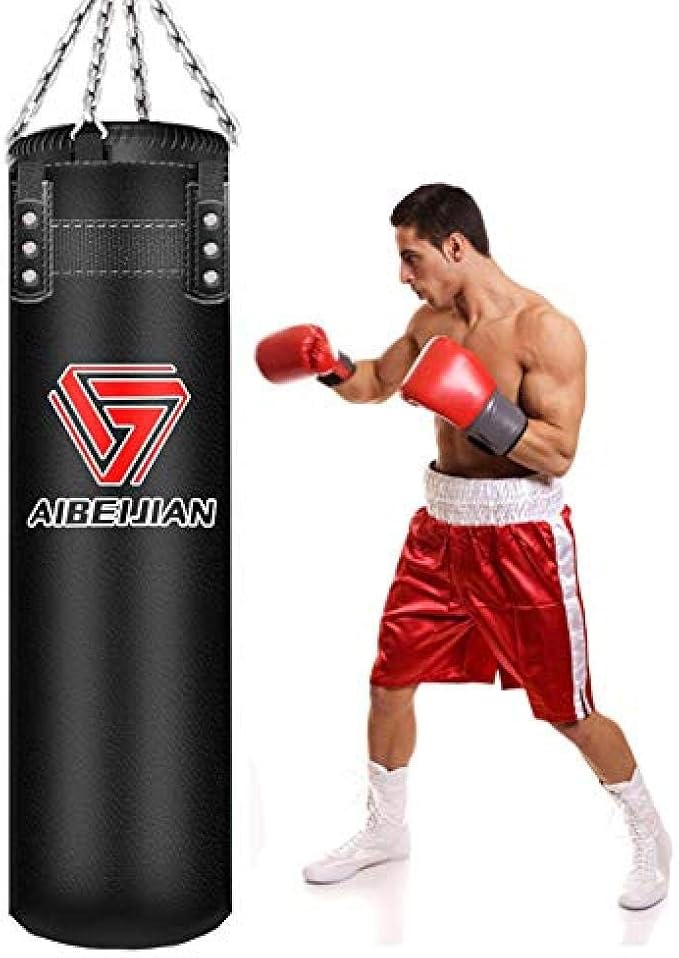 JWCN Boxsack für das Boxtraining Gefüllter Boxsack Schwerer Boxsack ...