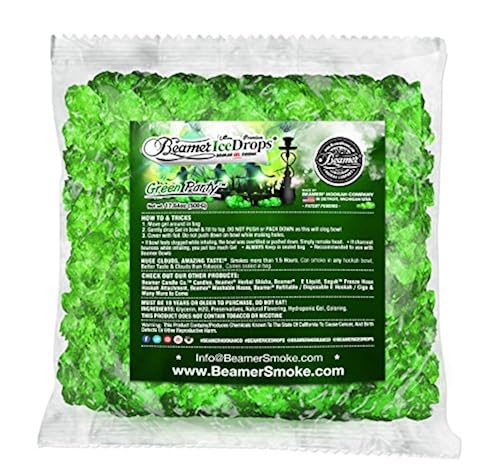 Green Party 1000G Ultra Premium Beamer Ice Drops Hookah Shisha Smoking ...