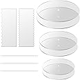 Amazon.com: Boyun Acrylic Round Cake Disk Set,Acrylic Cake Discs Set ...