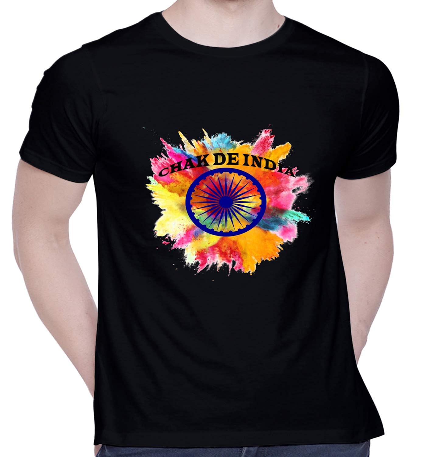 CreativiT Graphic Printed T-Shirt for Unisex CHAK DE India Tshirt ...