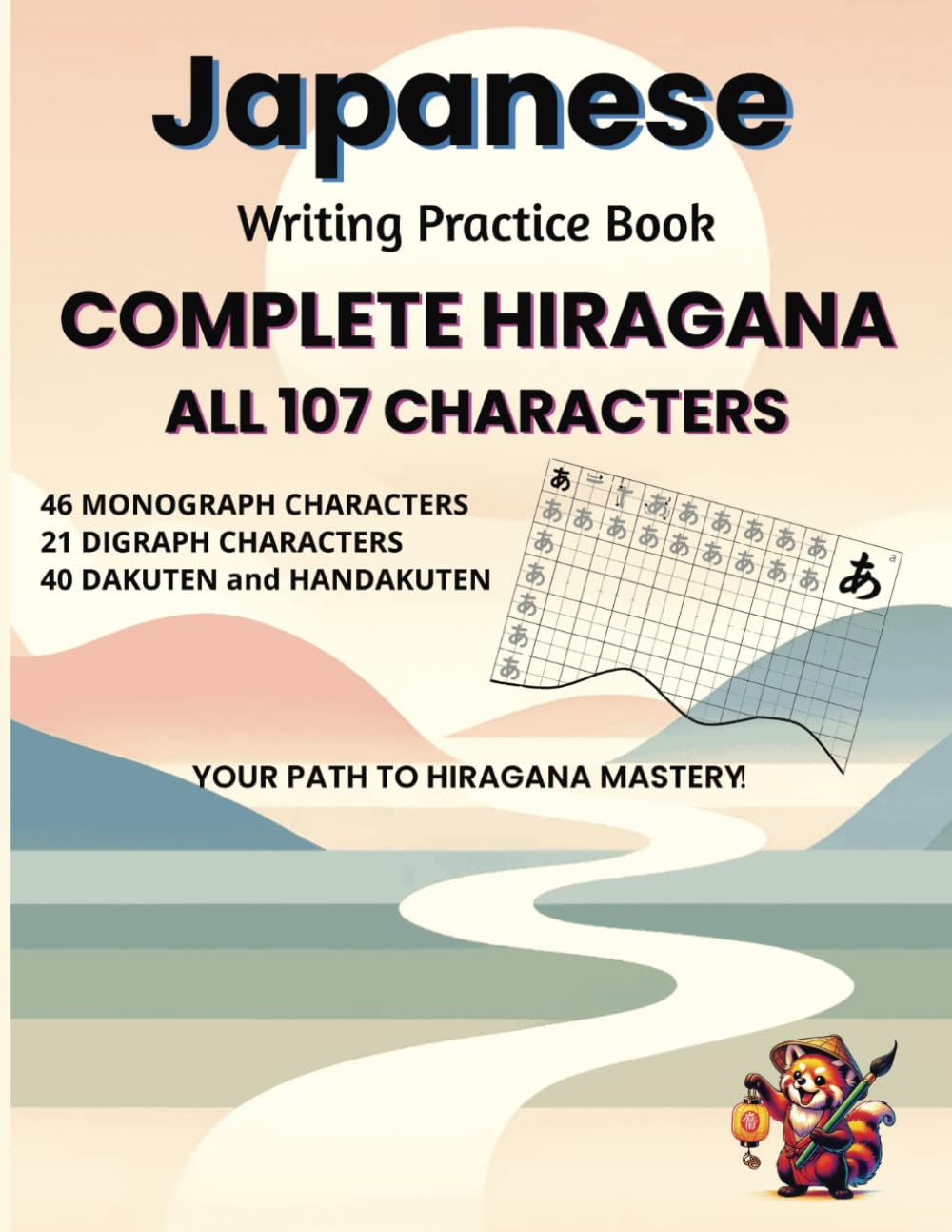 Mua Japanese Hiragana Writing Practice Book: Learn to Write the ...