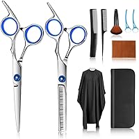 Amazon.com : Hair Cutting Scissors Kits, 10 Pcs Stainless Steel ...