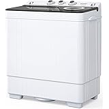 Amazon.com: KUPPET Compact Twin Tub Portable Mini Washing Machine 21lbs ...