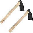 Amazon.com : KEILEOHO 2 PCS 15 Inch Carbon Steel Garden Hoe, Hoe Garden ...