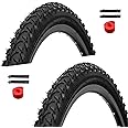 Amazon.com : 2 Pack 26 inch Bike Tires - 26×1.95 inch Folding Replacement Bicycle Tires for ...