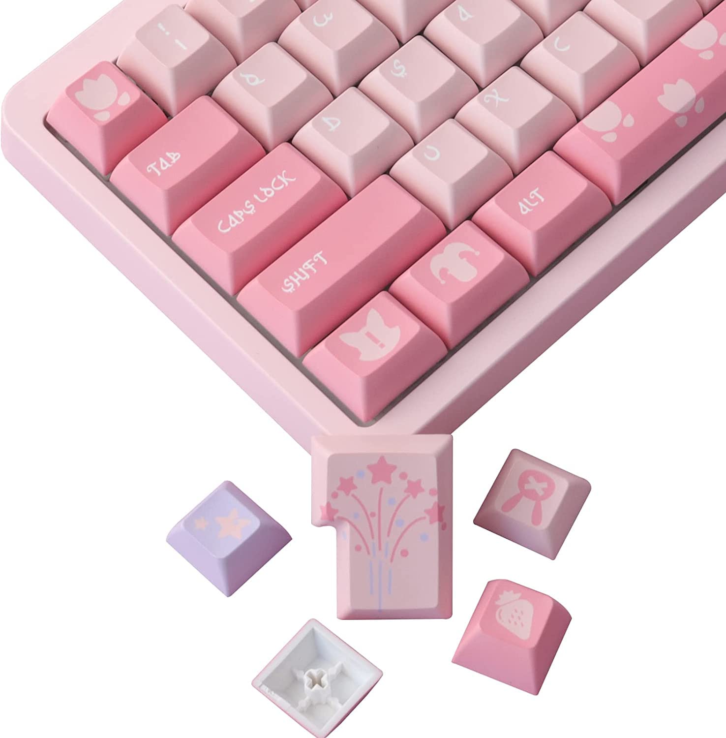 Mua JakeTsai Keycaps, 143 Keys KCA Profile Custom Keycaps Set for ...
