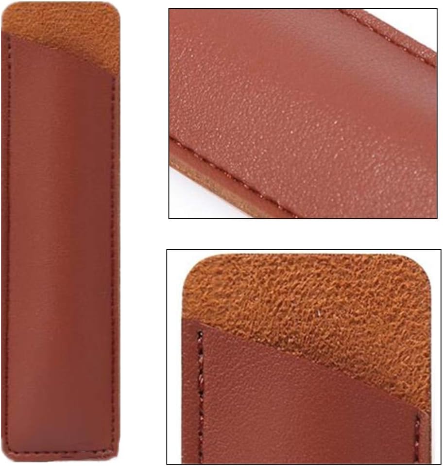 8 Pcs Pen Cases Retro Leather Pen Cases Protective Fountain Pens Case ...