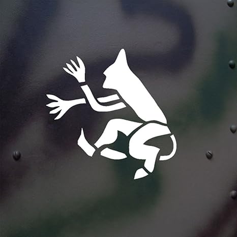 Aufkleber/Sticker Springender Teufel Teufelchen Tiger Panzer Logo ...