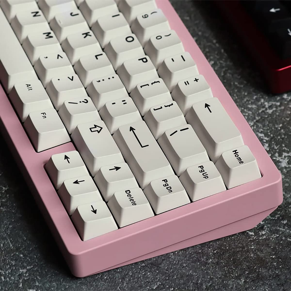 Mua Gliging Doubleshot Keycaps 60 Percent, Minimalist Style White 125 ...
