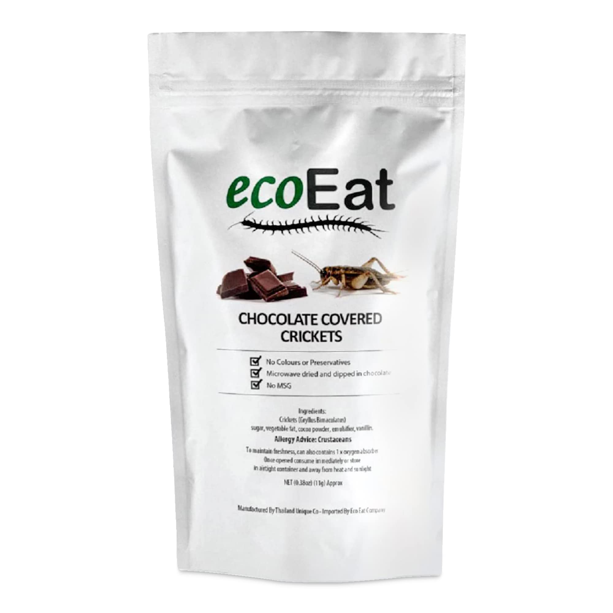 Mua ecoEat Edible Insects Big Crickets Covered in Dark Chocolate – Edible Bugs Crickets to Eat ...