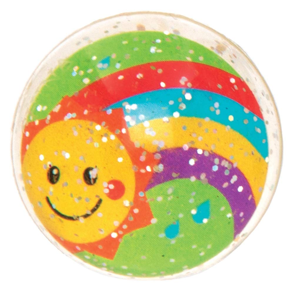Baker Ross AT970 Rainbow Glitter Jet Balls – Pack of 10, Colourful Jet ...