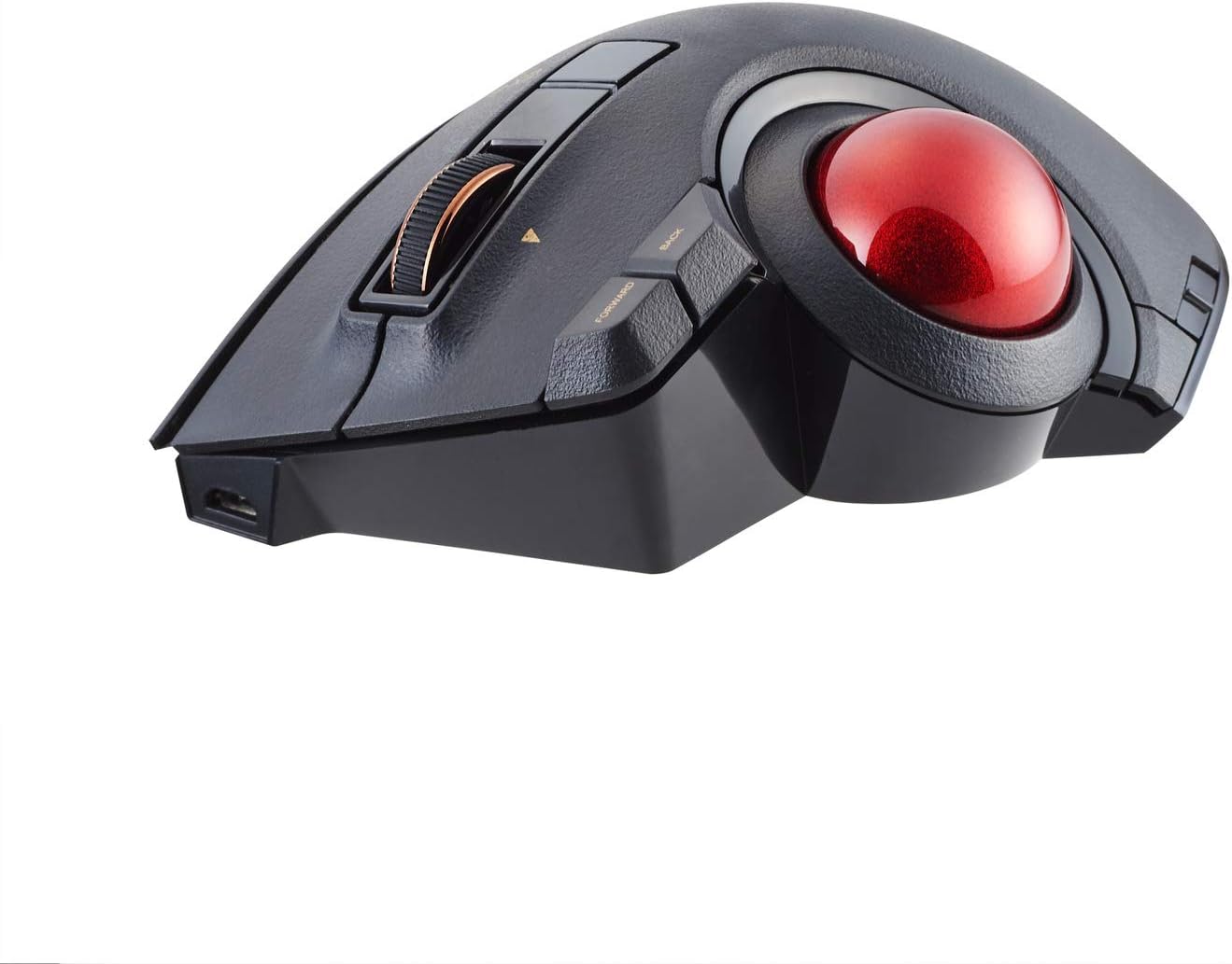 ELECOM Wired / Wireless / Bluetooth Thumb-operated Trackball Mouse, 8 ...