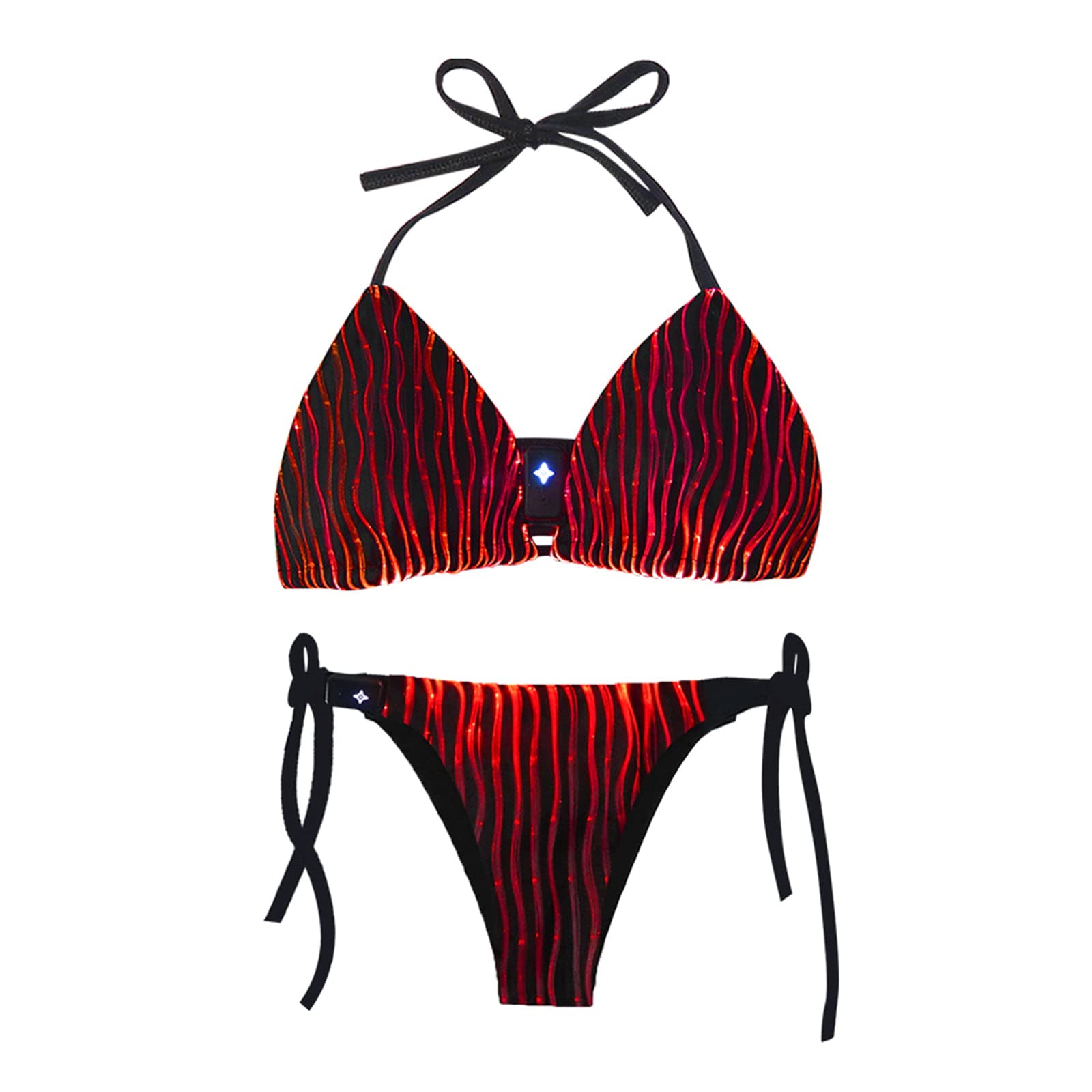 lumisonata Lingerie Set for Women Light Up Bikini Bra and Panty Led ...