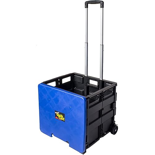 dbest products Quik Cart Collapsible Rolling Crate on Wheels for ...