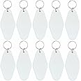 Amazon.com: Nwsrayu 10pcs Blank Hotel Keychains Bulk Vintage Motel ...
