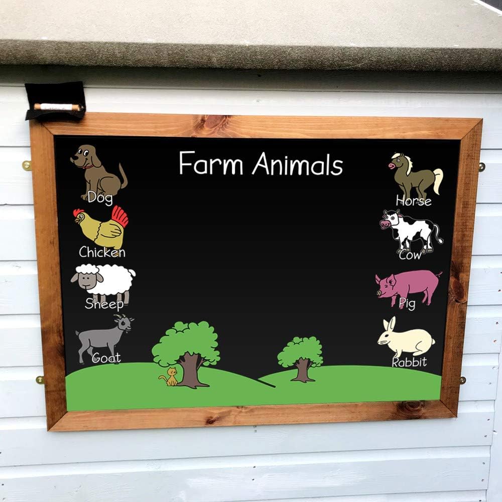 Farm Animals – Kids Large Indoor/Outdoor Chalkboard (A1), WC057 – BigaMart