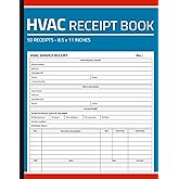 HVAC Receipt Book: HVAC Service Work Order Form | HVAC Invoice Forms ...