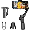 Amazon.com: AOCHUAN Gimbal Stabilizer for Smartphone, iPhone Gimbal w ...
