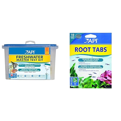 API Freshwater Master Test Kit 800-Test Aquarium Water Kit & Root Tabs ...