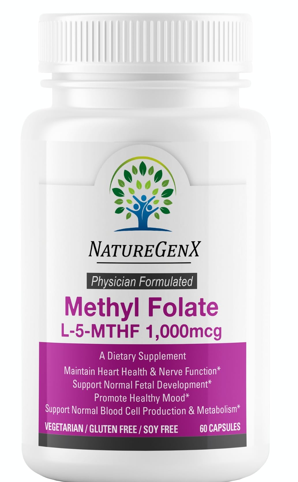 Mua NatureGenX Methylfolate MTHRF Supplement - 1000 mcg Bioactive ...