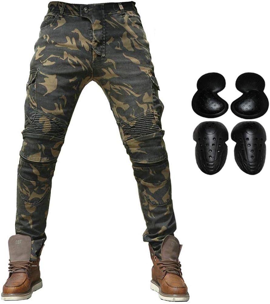 Motorcycle Riding Pants Denim Jeans for Men Motocross Racing Armor ...