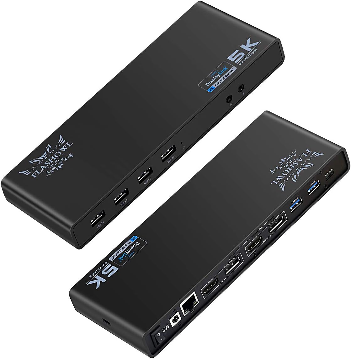 Universal Docking Station Dual Monitor for Laptop USB C/USB 3.0 Docking ...