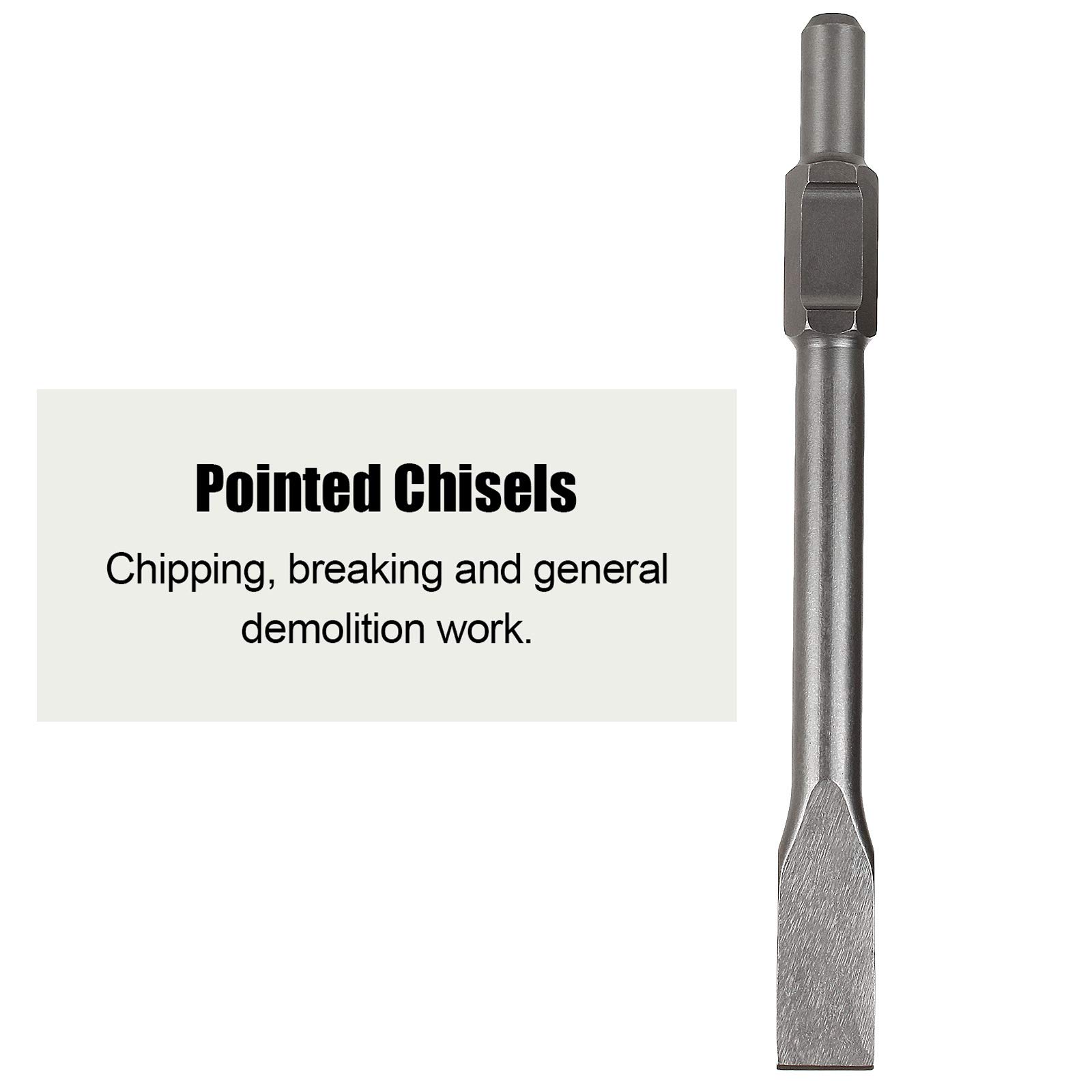 Mua 4 Packs Jack Hammer Drill Bit Set 16 inch Demolition Hammer Drill ...