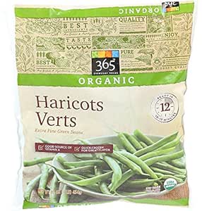 365 Everyday Value, Organic Haricots Verts (Extra Fine Green Beans), 16 ...