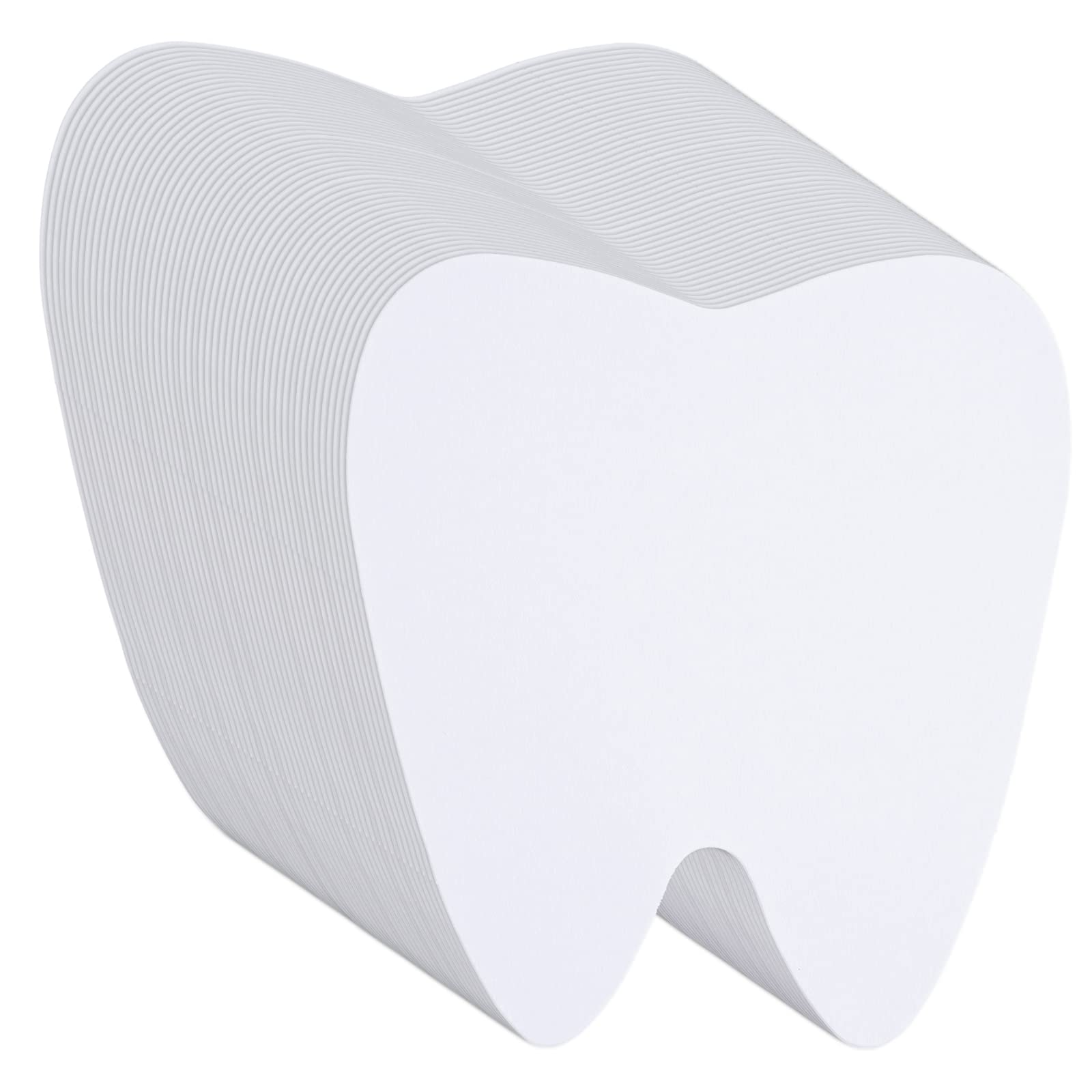Mua 72 Pieces Tooth Cutouts Paper White Teeth Shape Cutouts Blank Tooth ...